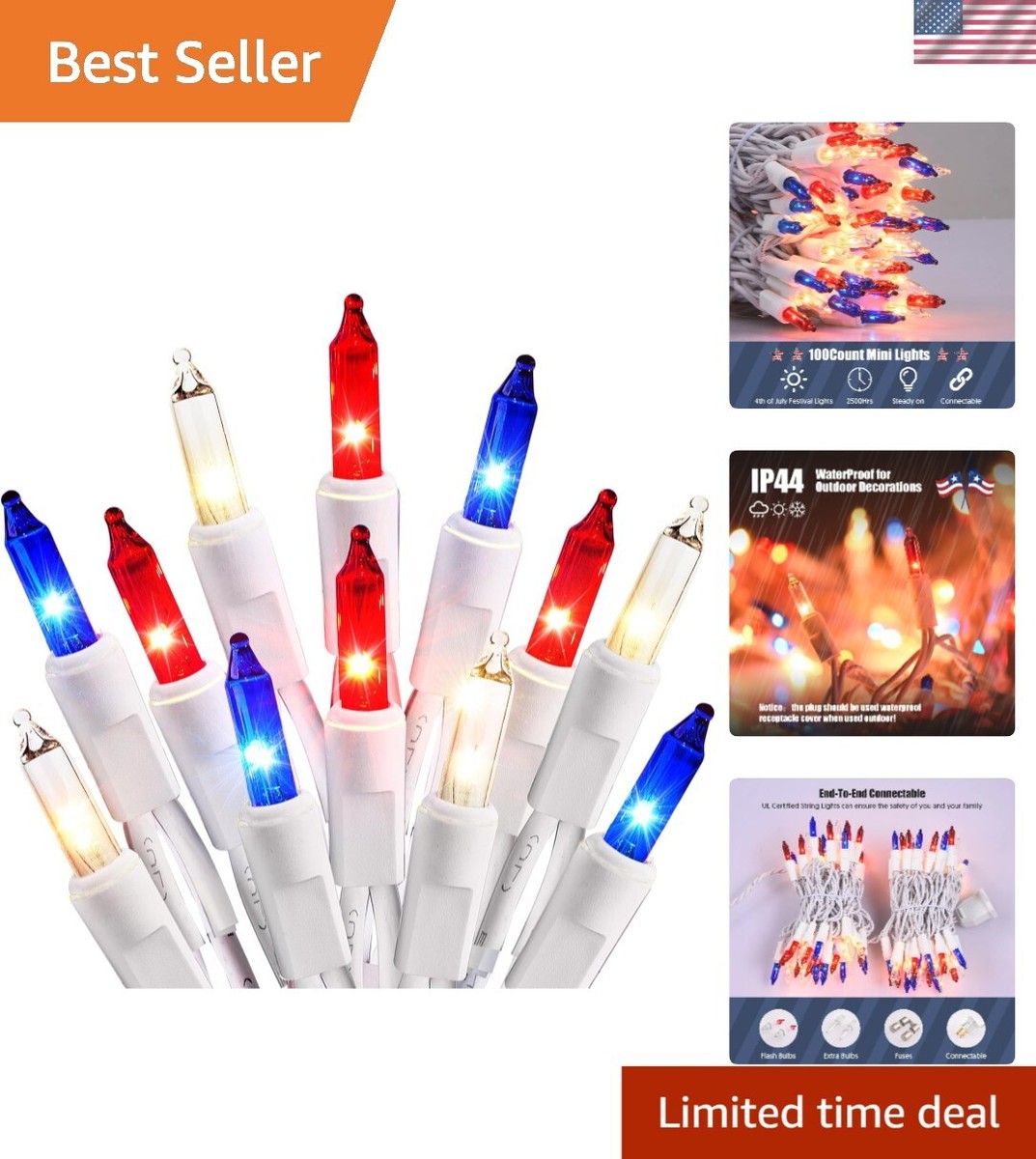 Patriotic Lights Decorations Patriotic Lights & Lighted Decor