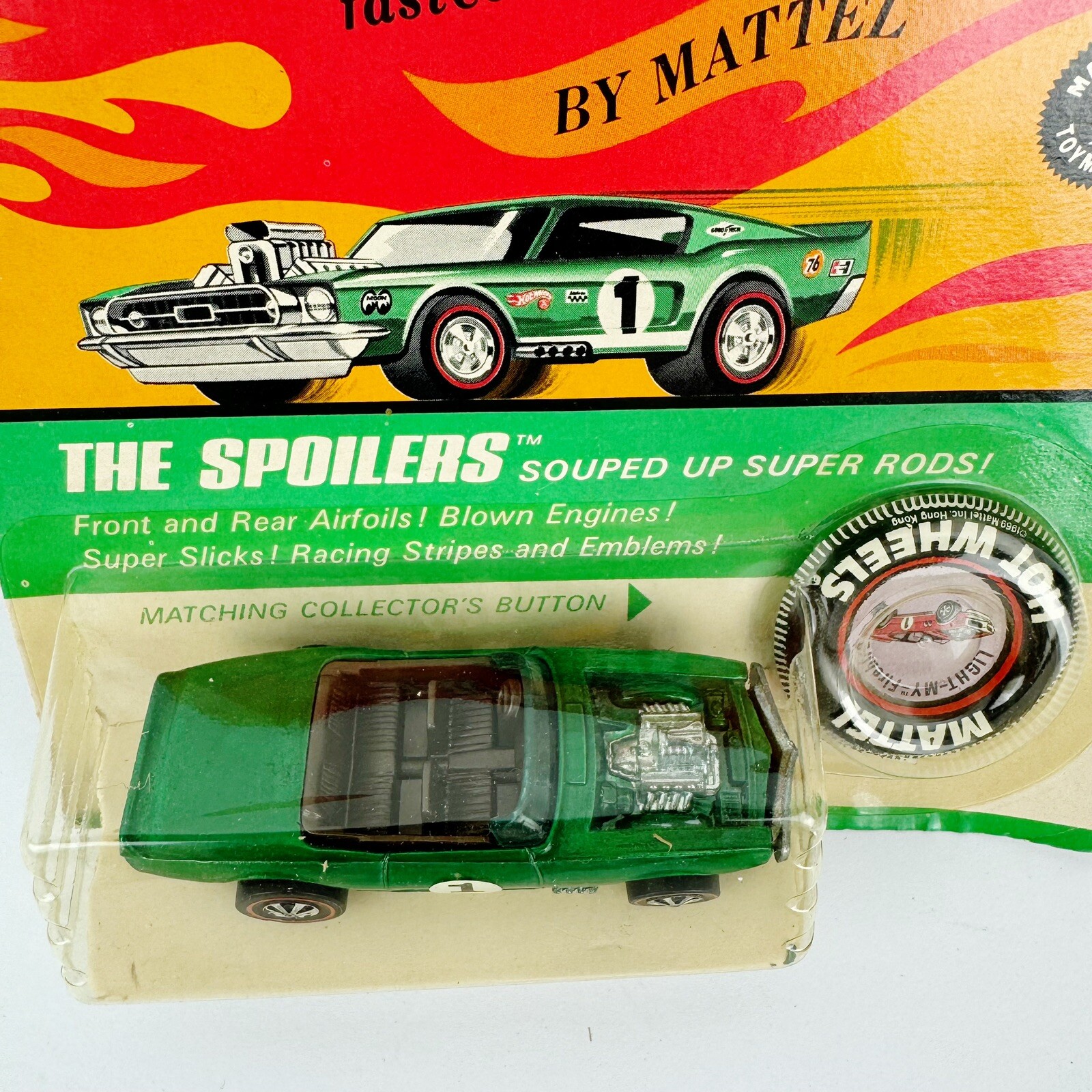 Vintage 1967 REDLINE Hot Wheels Mattel The Spoilers Souped Up Super ...