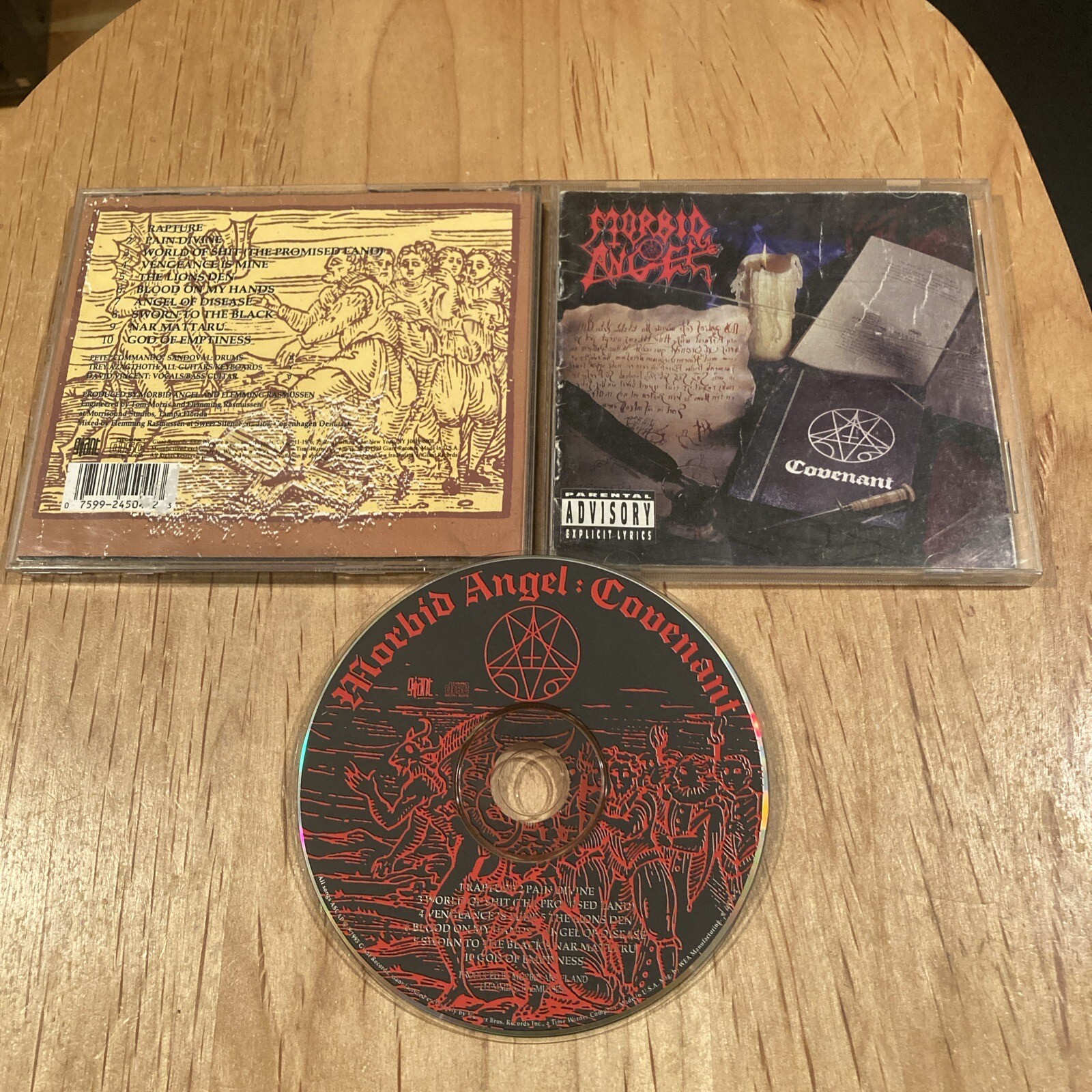 Morbid Angel - Covenant CD 1st US press READ DESCRIPTION immolation ...