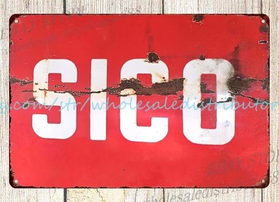 SICO metal tin sign man cave reproduction inspirational wall art | eBay