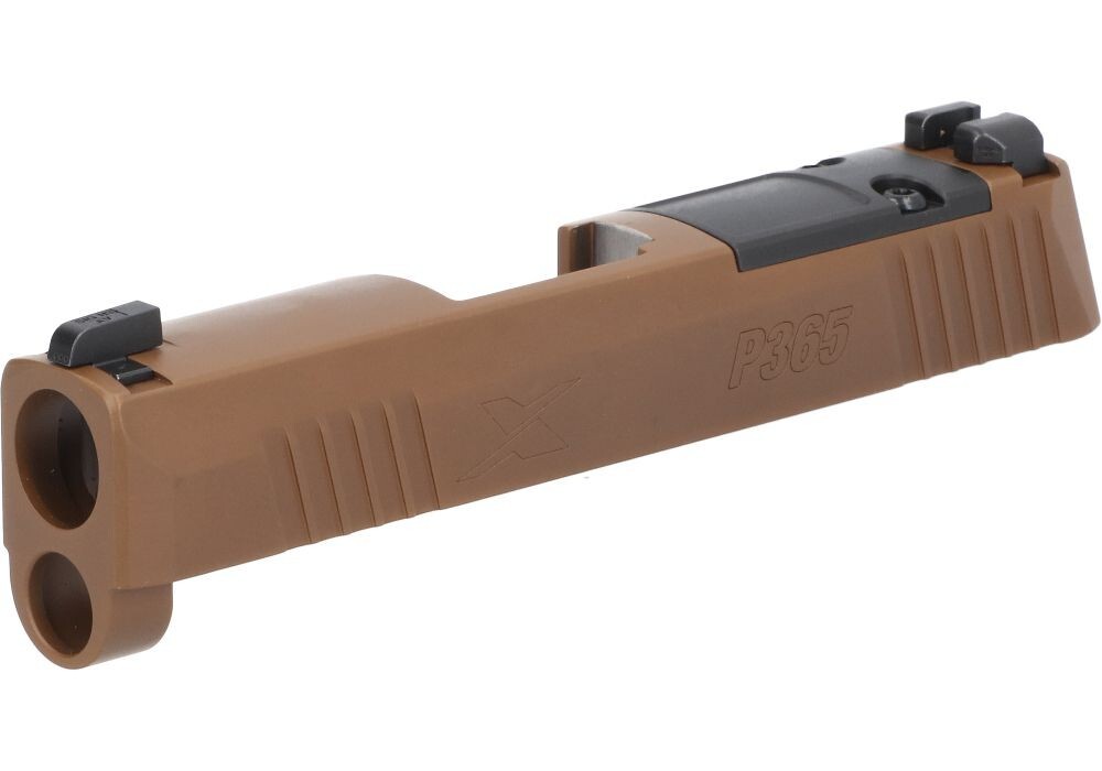 Sig Sauer Slide Assembly P365 P365X 9mm Shield RMS-c Cut, Coyote Tan ...