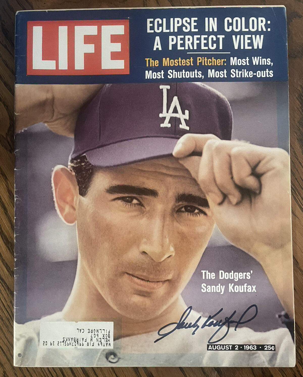 Sandy Koufax | Autographed Baseball Memorabilia & MLB Merchandise