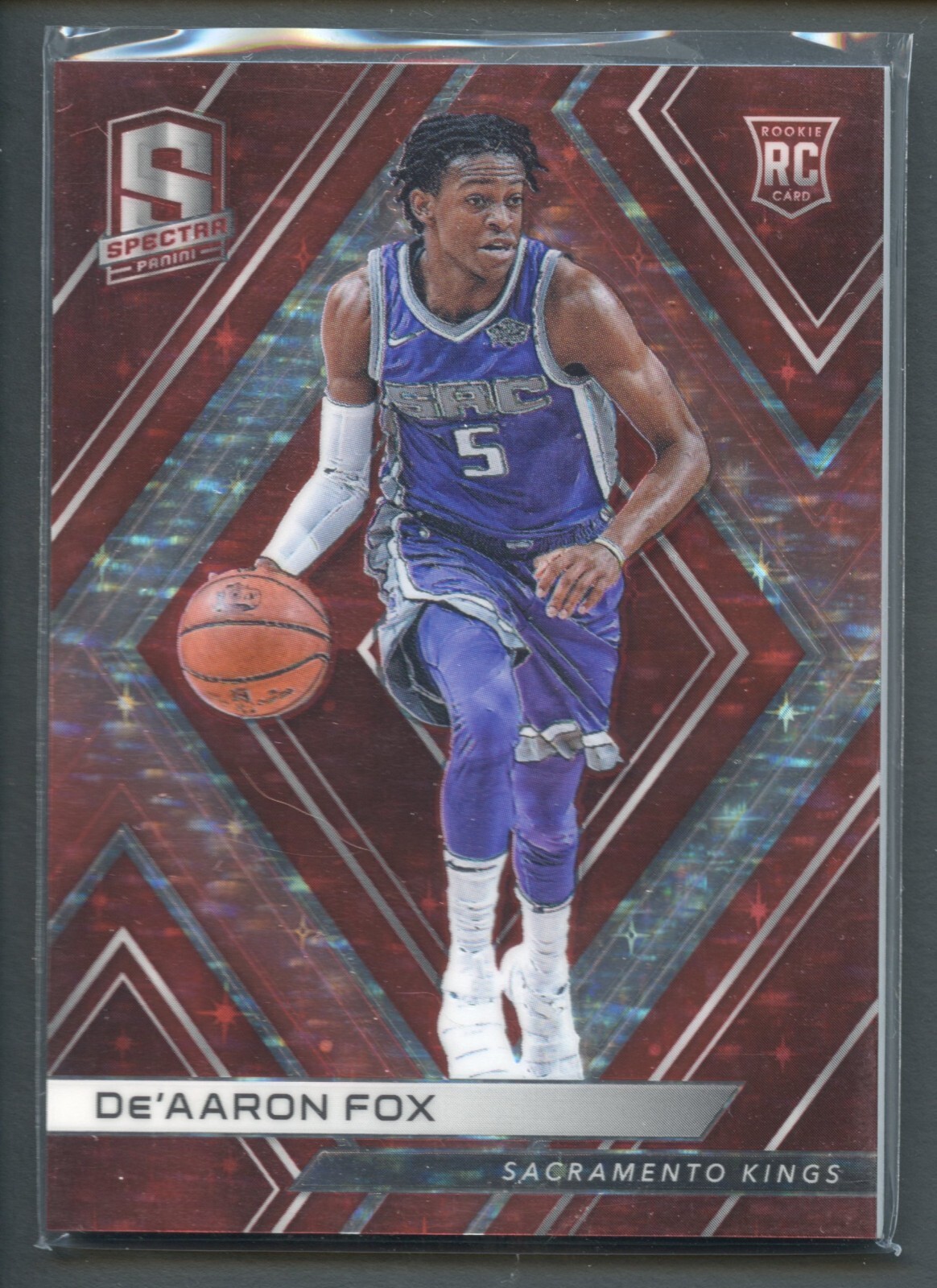 2017-18 Panini Spectra - Neon Green Prizm #51 De'Aaron Fox /49 (RC) for ...