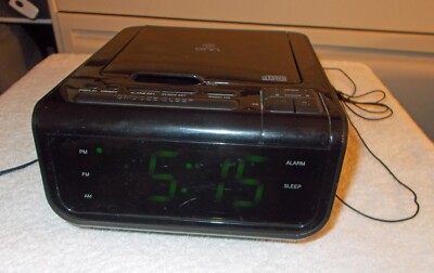 Onn ONA502 CD/AM/FM/Alarm Clock Radio with Digital Tuning Alarm with ...