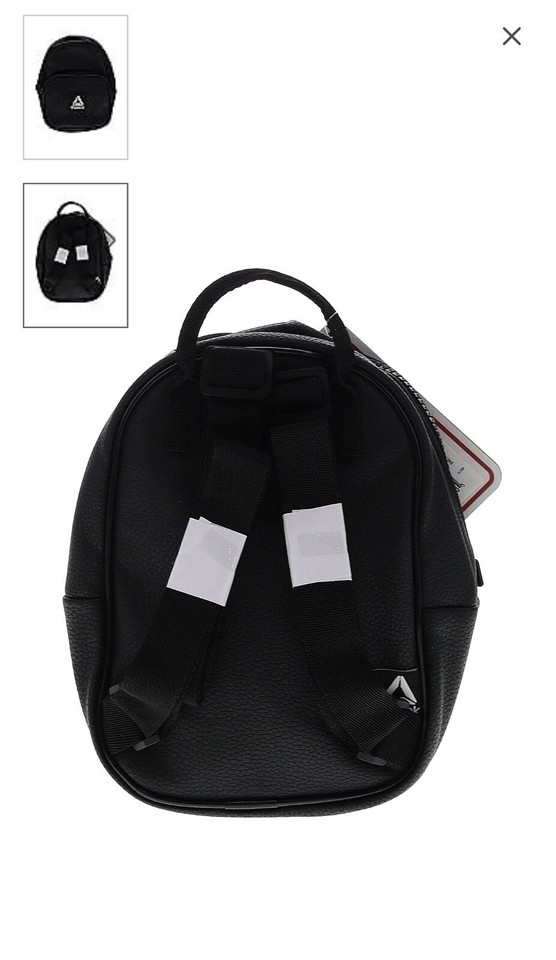 NWT Reebok mini black backpack purse | eBay