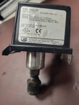 United Electric Controls H54-27 Solid-State Pressure Switch | eBay