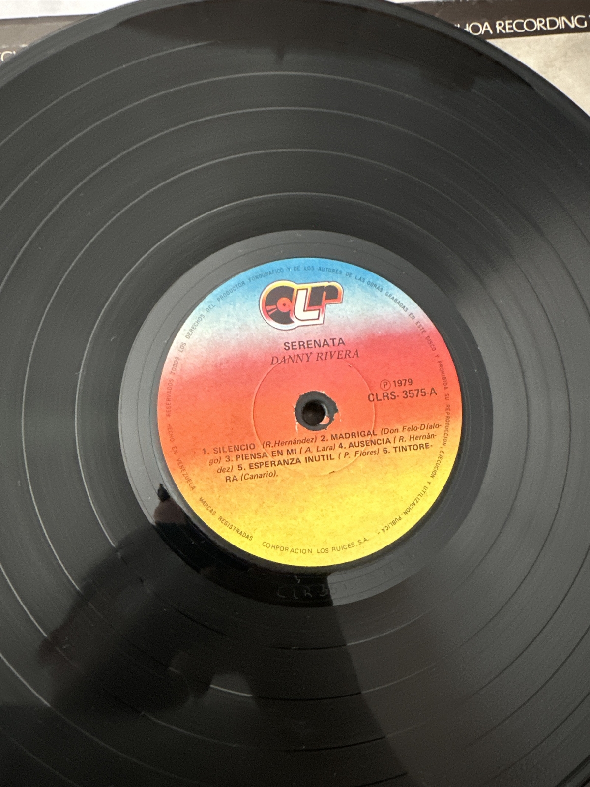Danny Rivera-“Serenata”-33 RPM CLR 89-Free Shipping In USA | eBay