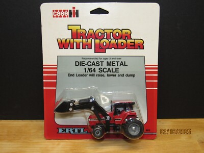Case IH 7130 Magnum Tractor with Front Loader 1/64 scale NIP | eBay