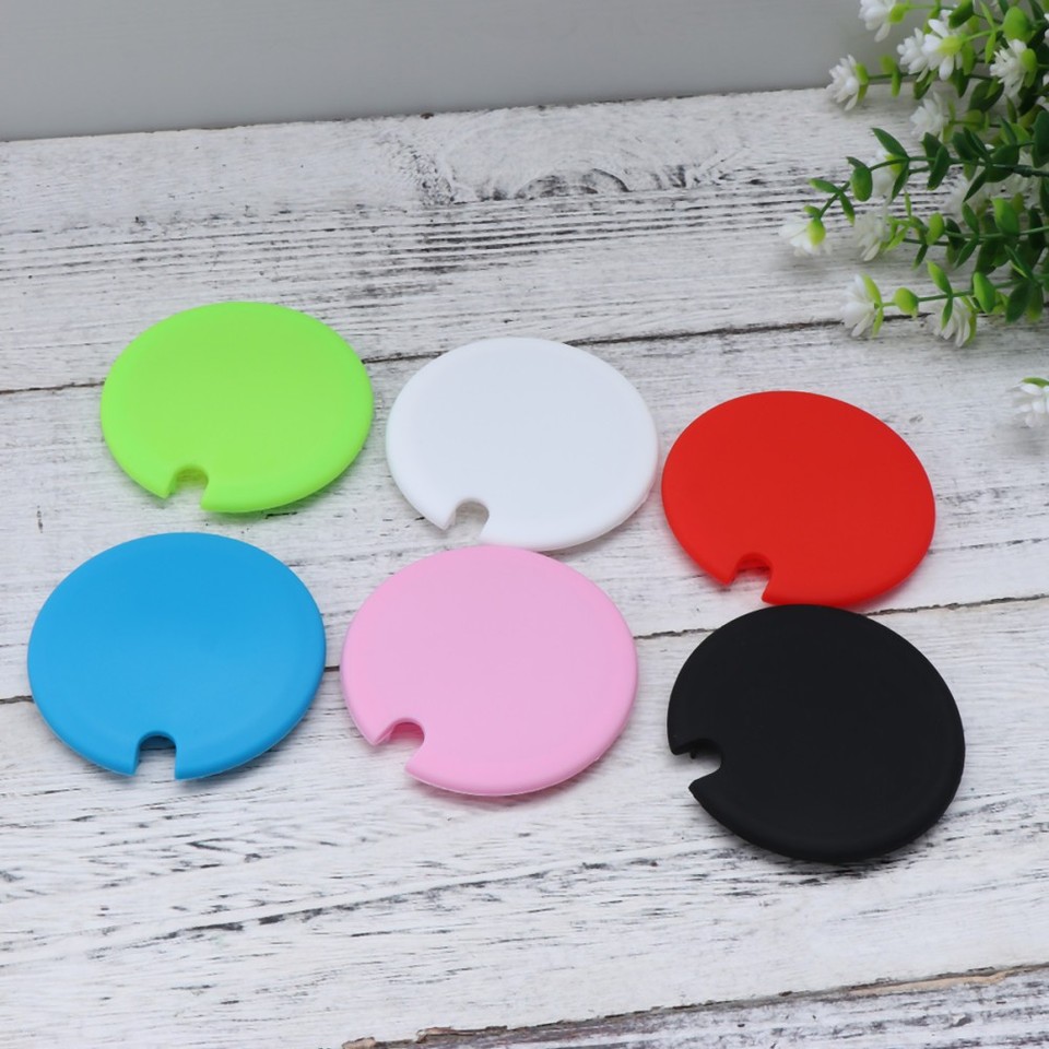 6 Pcs Silicone Lid Covers for Travel Drinking Gap Design Mug Lids Cup ...
