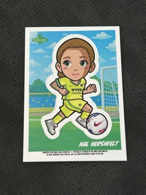 2025 Parkside NWSL Volume 1 Chibi Sticker Hal Hershfelt Washington ...