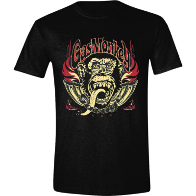 Gas Monkey Garage Flamed Exhaust Official Merchandise T-shirt M/L/XL ...