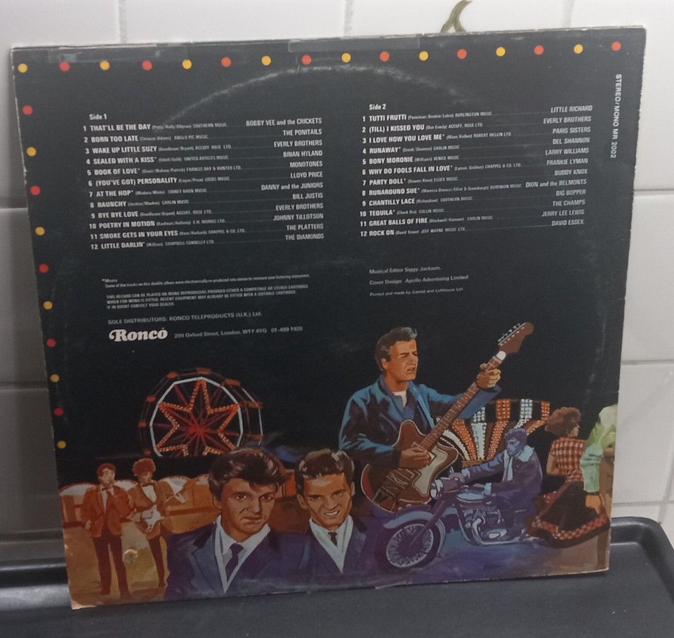 That’ll Be The Day Ronco 40 Smash Hits Based On The Film Vinyl LP Rare ...