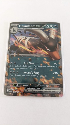 Houndoom EX 134/197 - Obsidian Flames - Double Rare Holo Pokemon Card ...