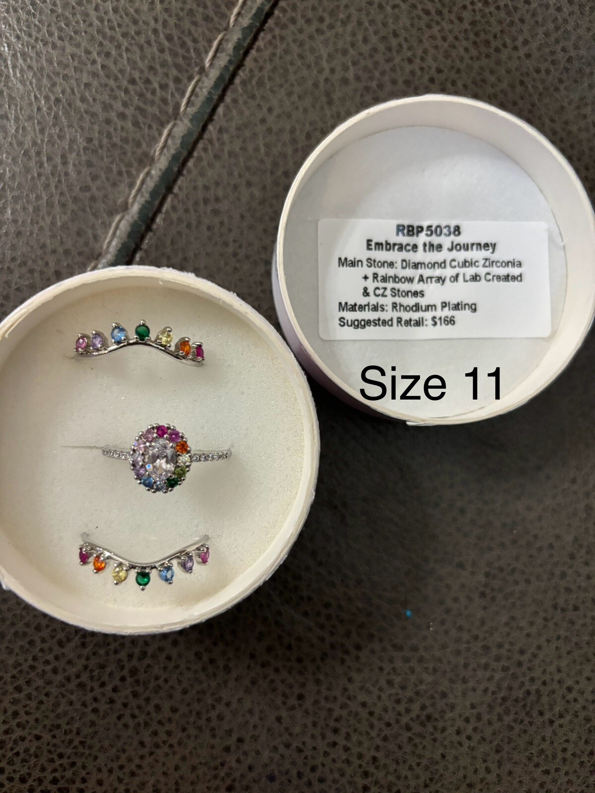 RBP5038 'Embrace the Journey' CFC Autism Awareness Ring Set Sz 11 - 3 ...