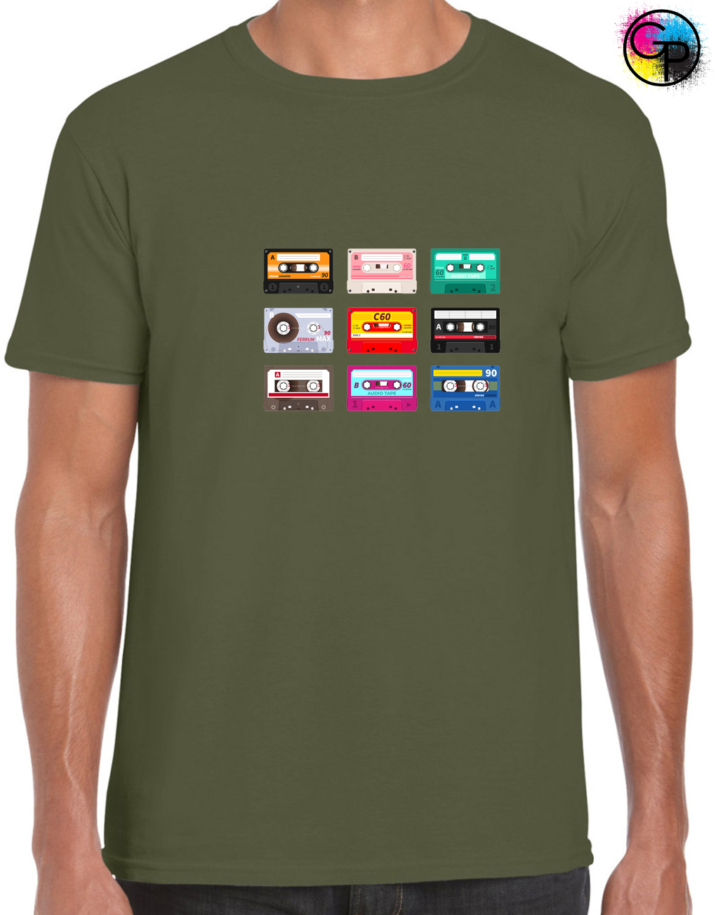 RETRO CASSETTES MENS T SHIRT RETRO MUSIC CLASSIC DJ VINYL MUSICIAN COOL ...