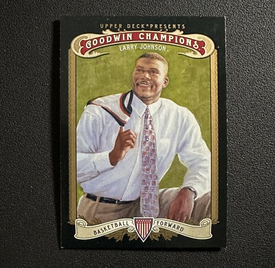 2012 Upper Deck Goodwin Champions #126 LARRY JOHNSON card in Toploader ...