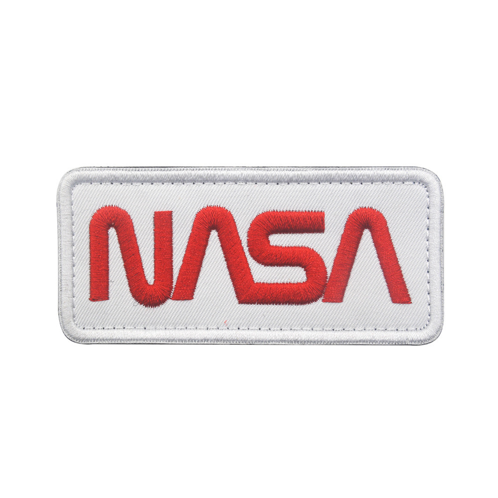 NASA Embroidery Uniform Hook Loop Patch Fastener Badge Armband For ...