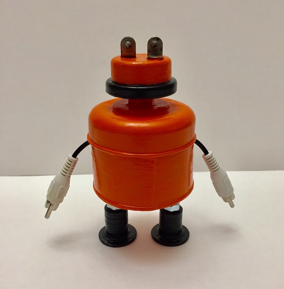 Found Objects Robot Sculpture / Assemblage Robot Figurine | eBay