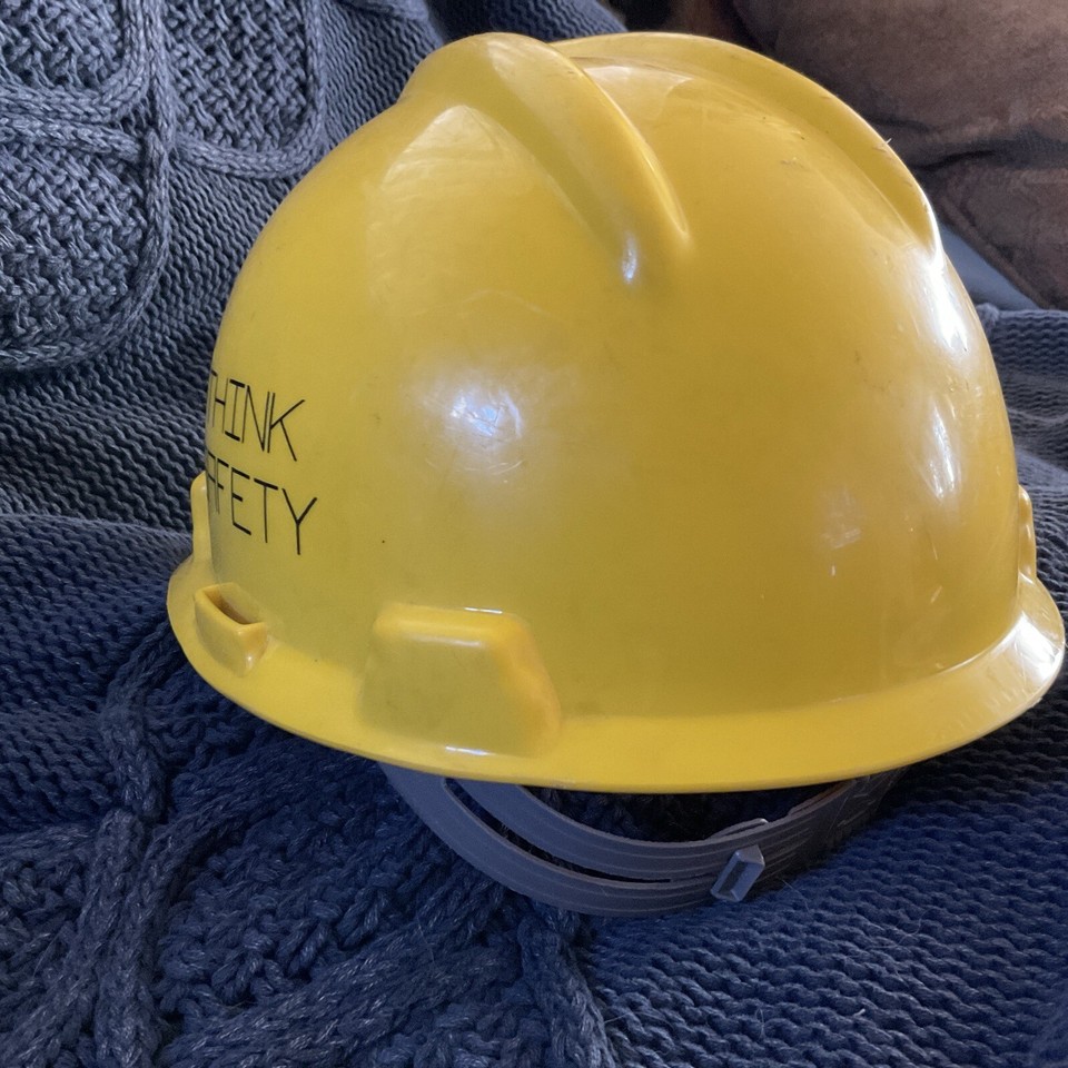 Amtrak Logo Hard Hat Helmet Train Think Safety V-Gard MSA | eBay