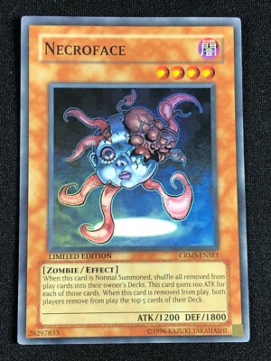 YUGIOH NECROFACE CRMS-ENSE1 SUPER NM | eBay
