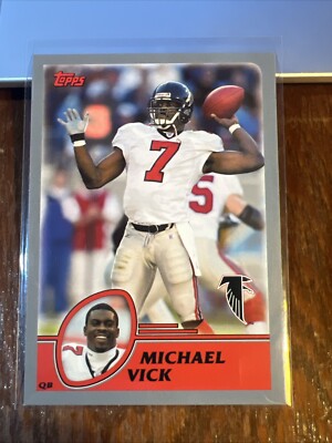 Michael Vick 2003 Topps NFL Scholastic Card Set #5 Atlanta Falcons Va ...