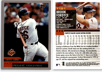 2000 Topps Traded & Rookies #T121 Brook Fordyce - Baltimore Orioles | eBay