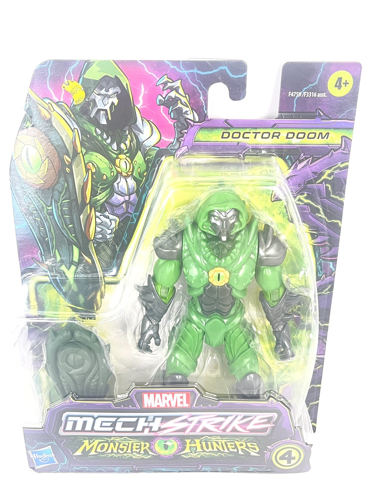 Marvel DOCTOR DOOM Mech Strike: Monster Hunters 6" Action Fig. New ...