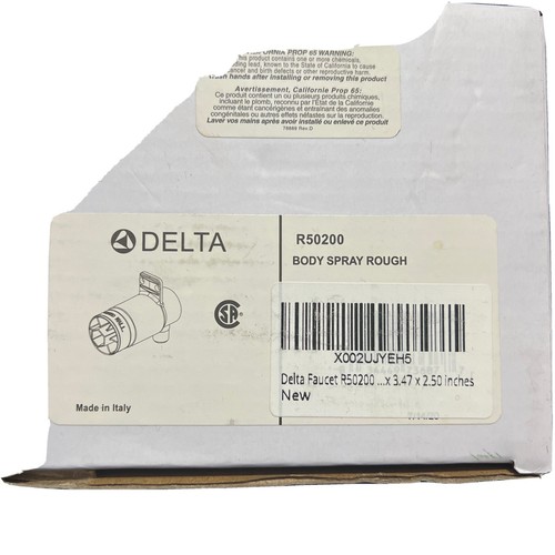 Delta R50200 Hydra Choice 1/2" Body Spray Rough In Valve New | eBay
