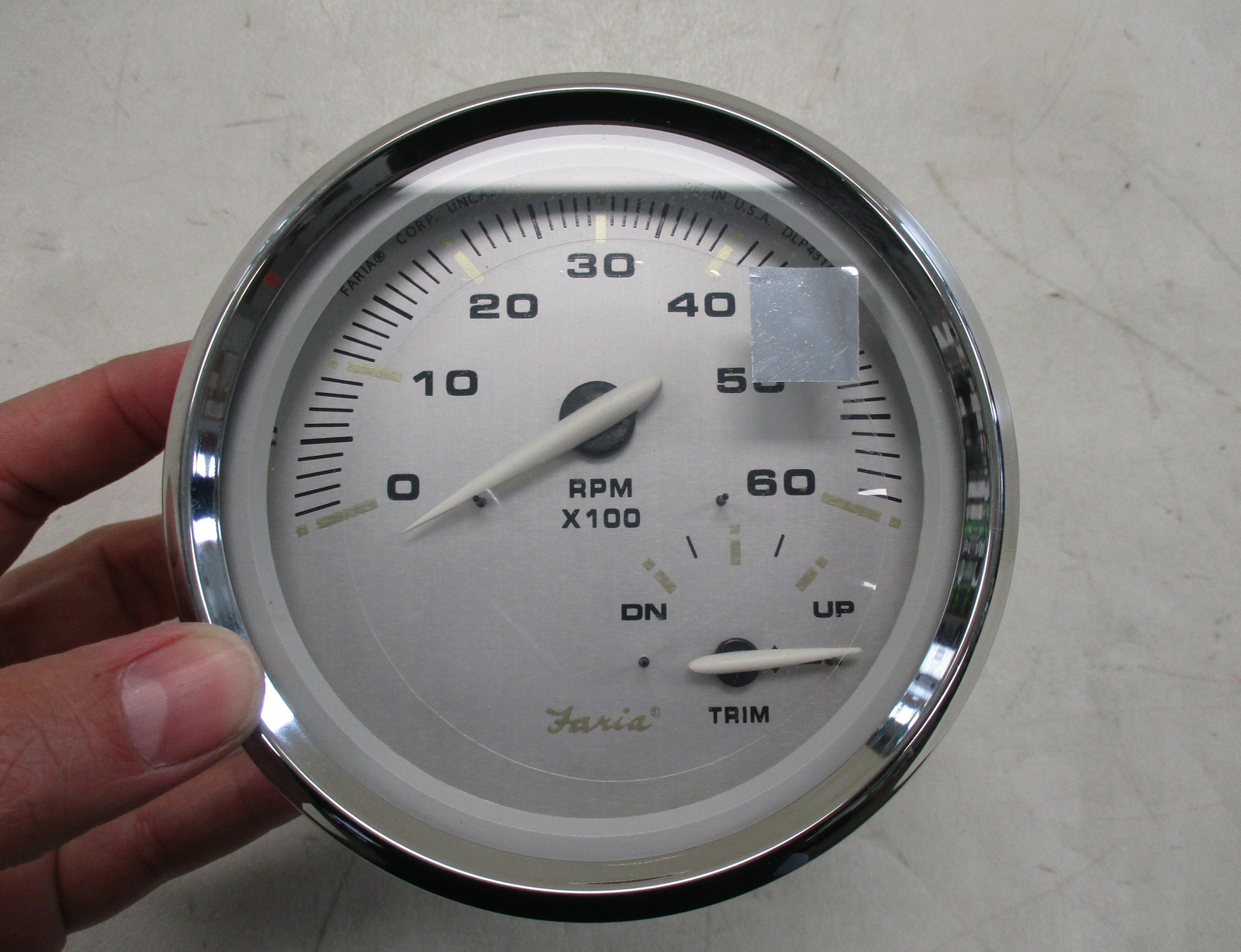 FARIA MULTIFUNCTION TACHOMETER / TRIM 4 1/4" GAUGE GTC019 BOAT MARINE ...