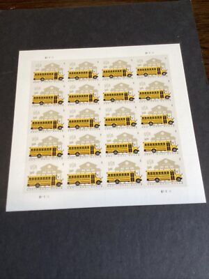 Scott#5740 School Bus -Sheet Of 20 Additional Ounce Stamps-MNH-2023-US ...