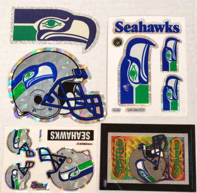 Seattle Seahawks - Set of 11 Stickers, New (.75" x .75 to 3.5" x 3") | eBay