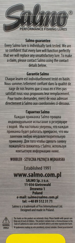 (LOT OF 3) SALMO FREEDIVER 7 SUPER DEEP RUNNER 1/4OZ QFD129 SICK PERCH ...