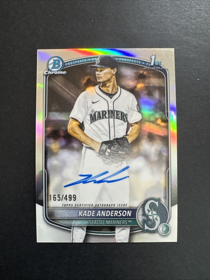 2025 Bowman Draft Baseball Kade Anderson 1st Bowman Chrome AUTO ...