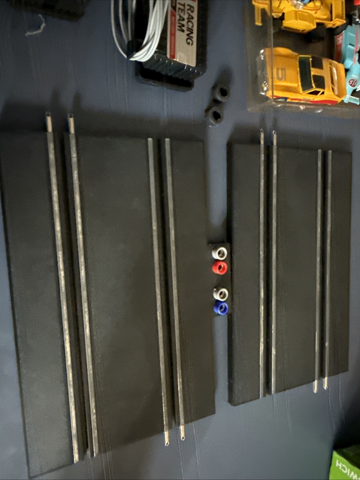 Vintage Racing Team Remote Control Slot Car Set. 8 Slot Cars, Tracks, W ...