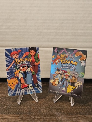 Pokemon Topps Series 1 Checklist TV Animation Holo Foil and Movie ...