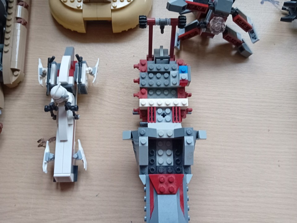 LEGO STAR WARS MODELS X 5.INCLUDES MINI FIGURES STORM TROOPERS VGC ...