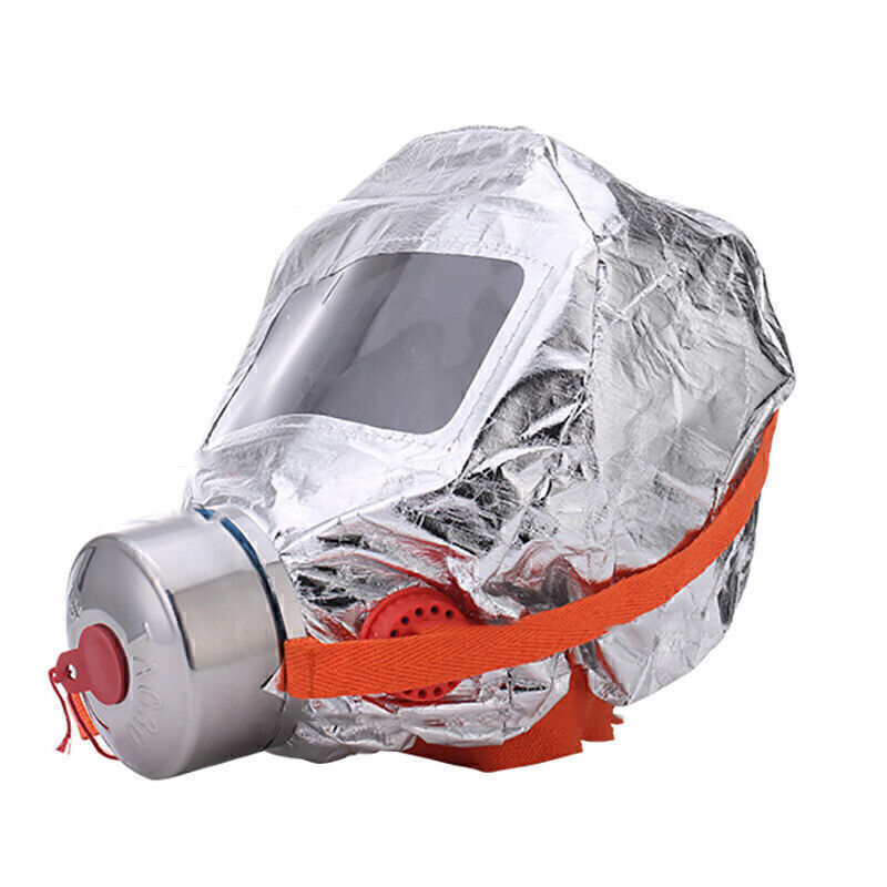 Emergency escape hood oxygen mask respirator fire smoke toxic ...