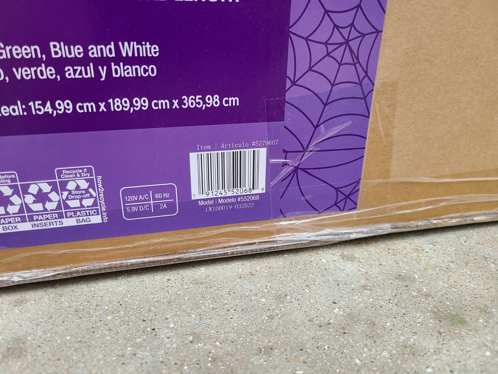 12ft Giant Animatronic Skeleton Mummy LED Lighted Halloween Local ...