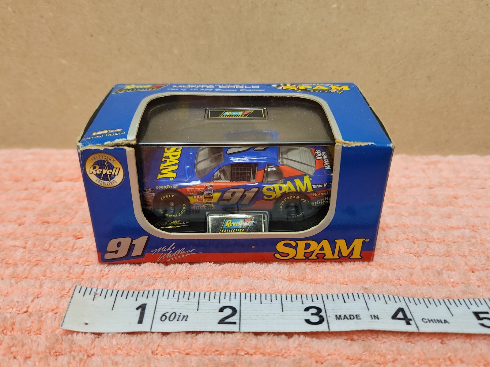 VINTAGE Revell Nascar Mike Wallace Spam Monte Carlo Diecast 1:64 #3241 ...