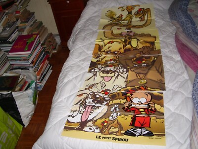 JANRY . POSTER GEANT PETIT SPIROU . SUPPLEMENT A SPIROU N°4047 A 4050 . ( CC7 ) | eBay