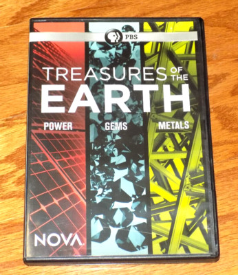 NOVA TREASURES OF THE EARTH Power Gems Metals Science Gemstones Metal ...