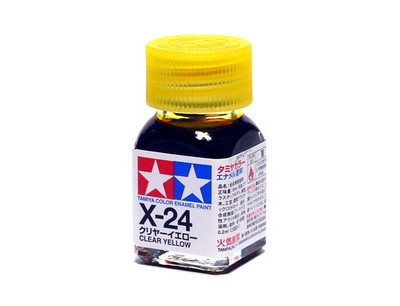 2x Tamiya Model Color Enamel Paint X-24 Clear Yellow Net 10ml 80024 ...