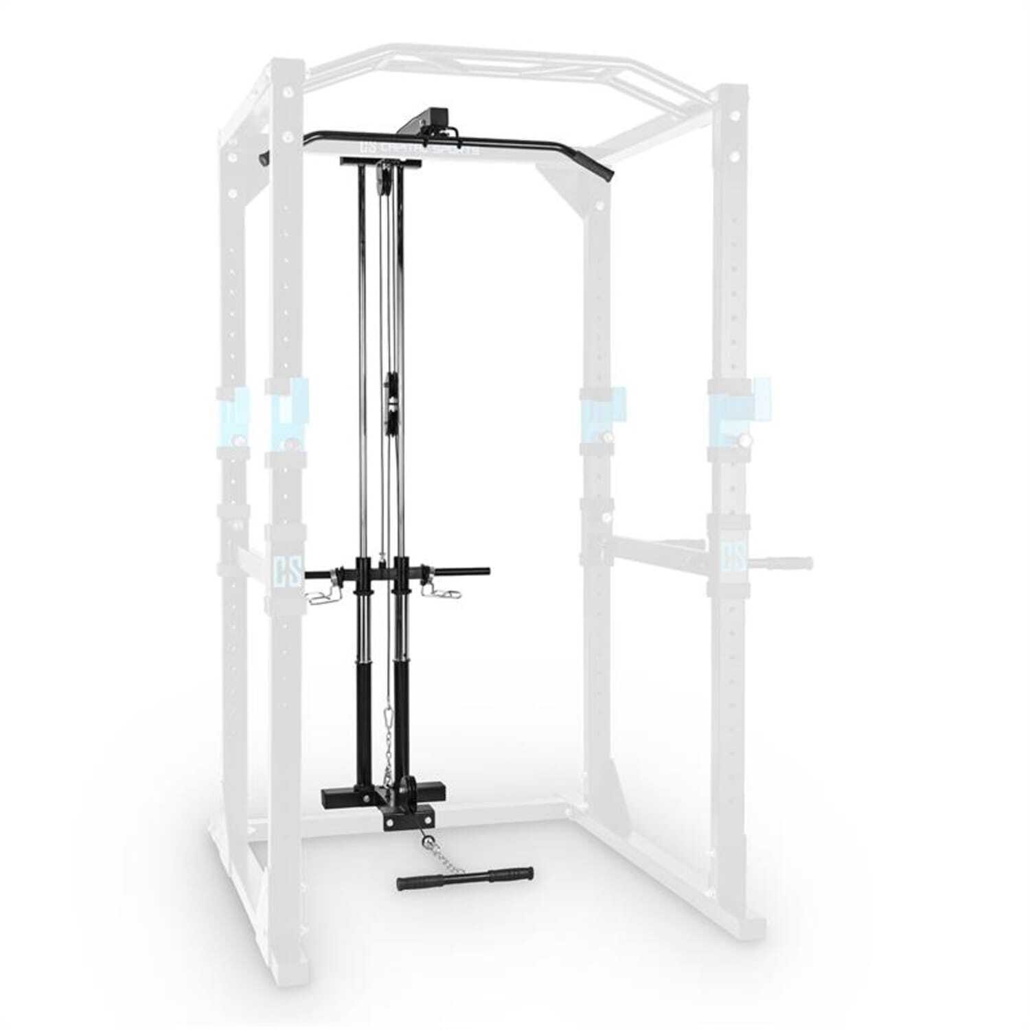 Lat Pull Down Bar Cable Rack Machine Multi Gym Attachment System Home ...