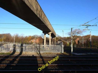 Photo 6x4 Footbridge over the Tyne and Wear Metro Longbenton Footbridge ...
