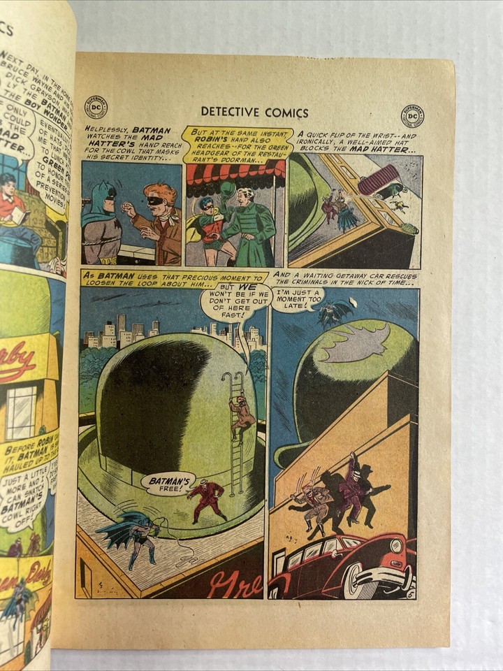 Detective Comics #230 G DC Comics 1956 Mad Hatter Key Batman bc tear | eBay