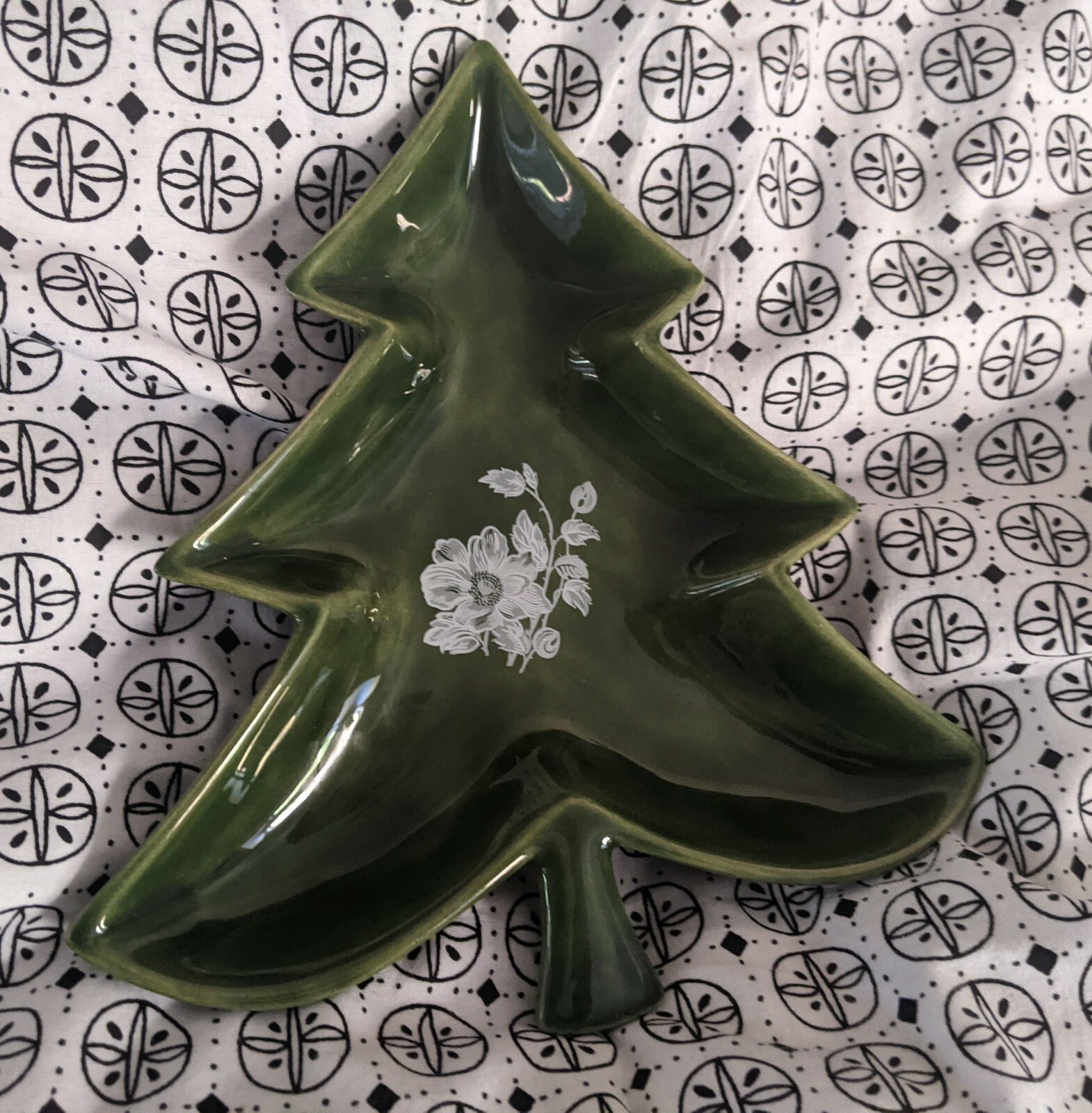 Vintage Ceramic Tree Plate/Dish Christmas Natural Decor | eBay