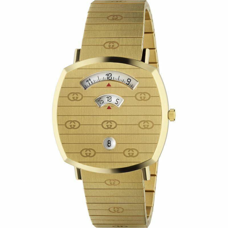 Gucci Grip YA157409 38mm Gold Stainless Steel Unisex Wristwatch for ...