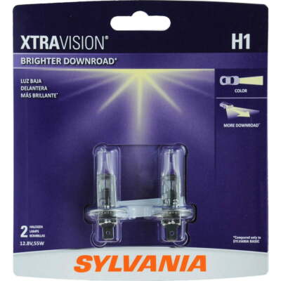 2 x Sylvania Xtravision H1 Lights DAMANGE BOX | eBay