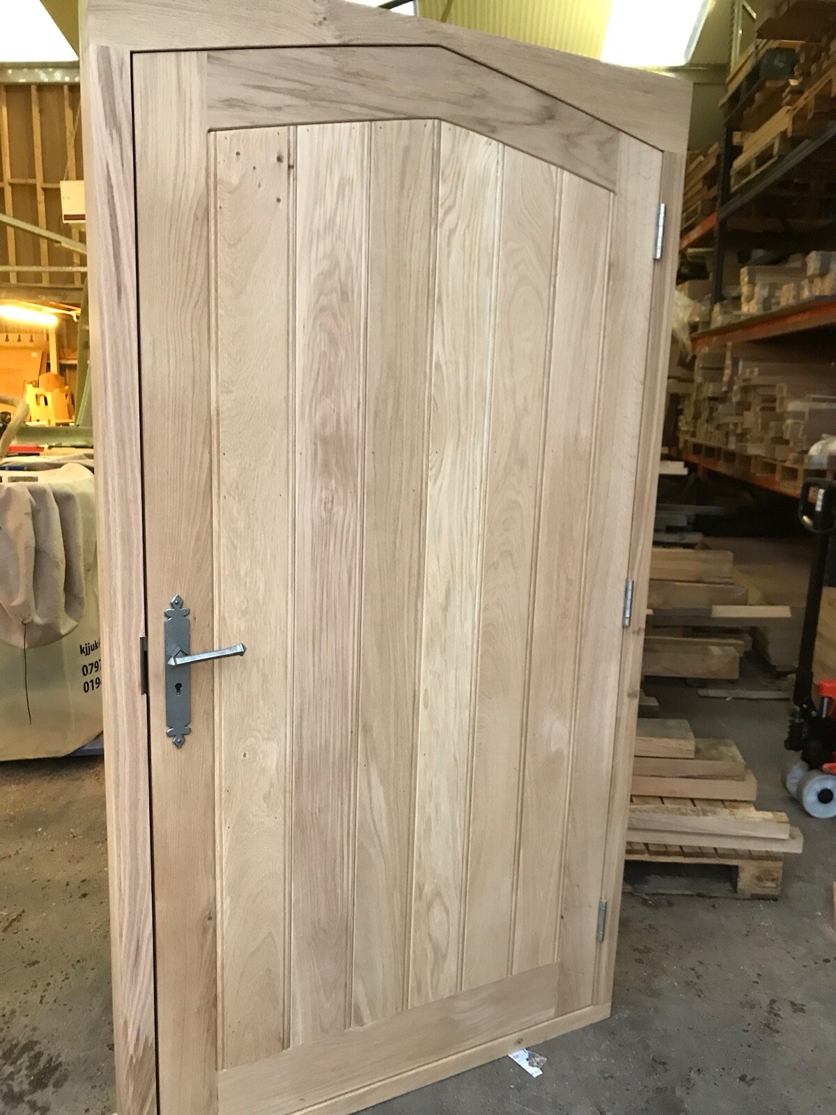 Front Door & External Door Frame Set Solid European Oak 1020mm X 2075mm ...