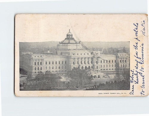 Postcard Congressional Library, Washington, District of Columbia | eBay